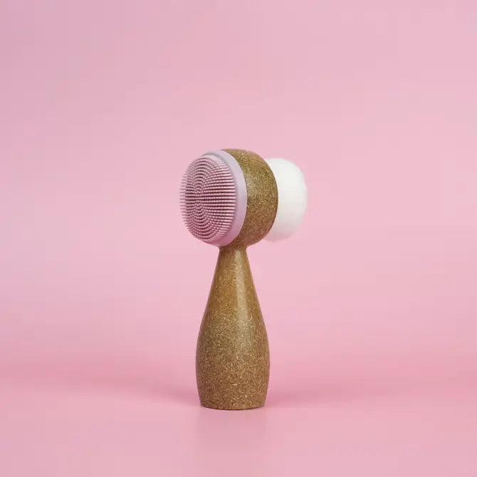 2-Sided Soft Bristles Face Cleansing Brush – GreenWave Ent.